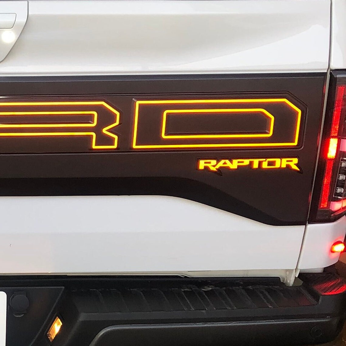 2017-2020 Ford Raptor Rear Emblem Reflective Inlay Decal - Etsy