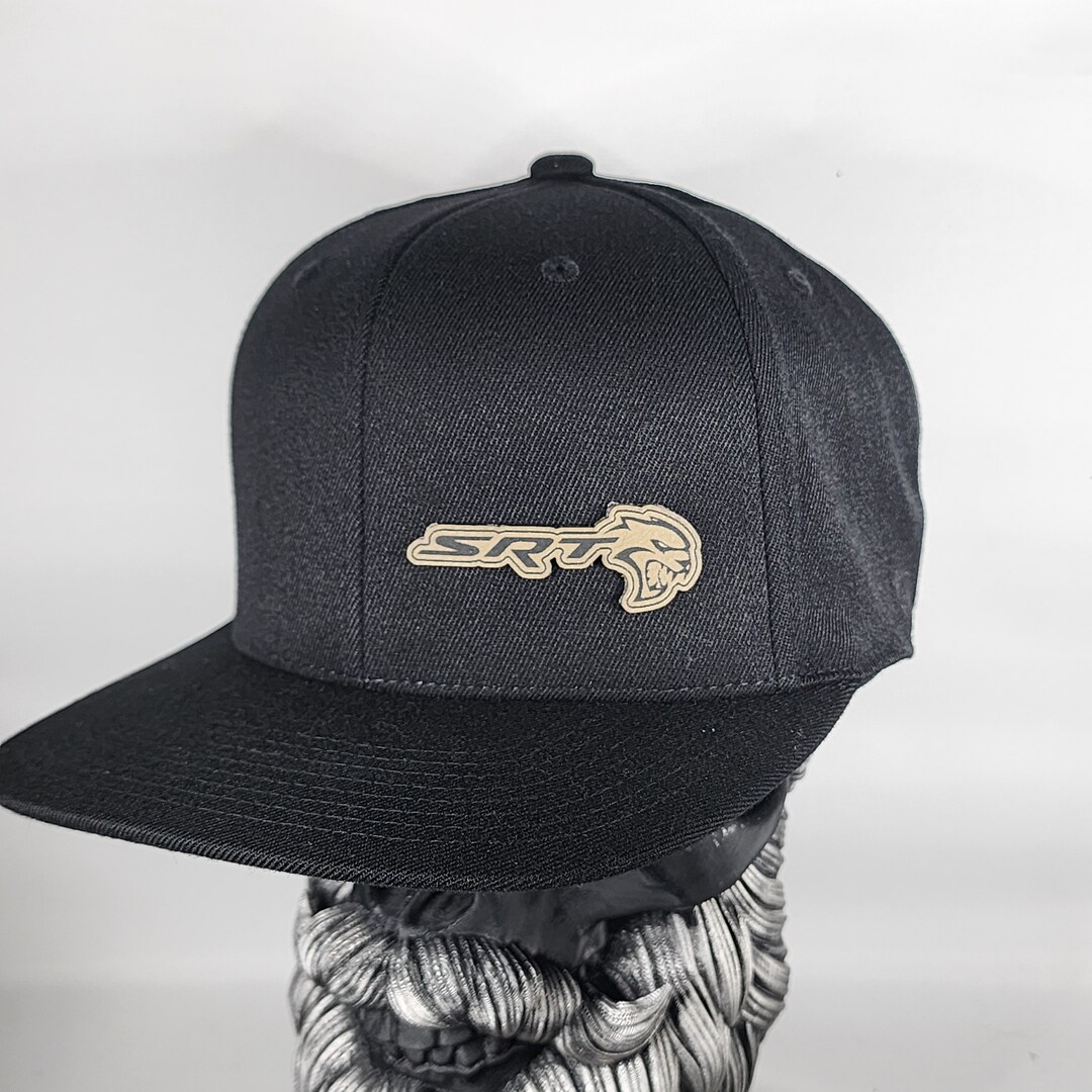 New Side SRT Hellcat Hat V2 Flexfit 110 Snapback Leatherette Hat Patch - Etsy
