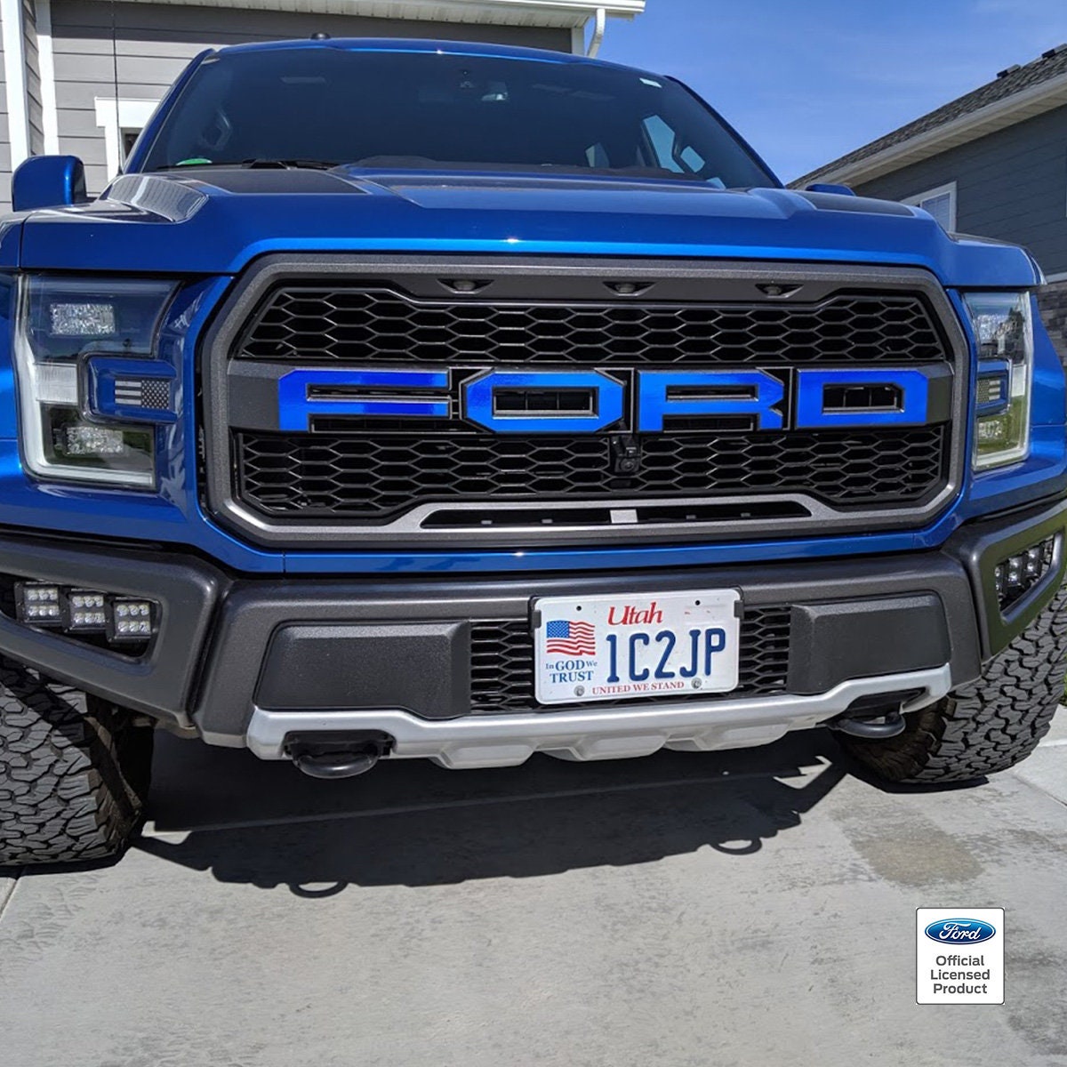 2017-2020 Ford Raptor Colored Chrome Grille Letter Decals - Etsy