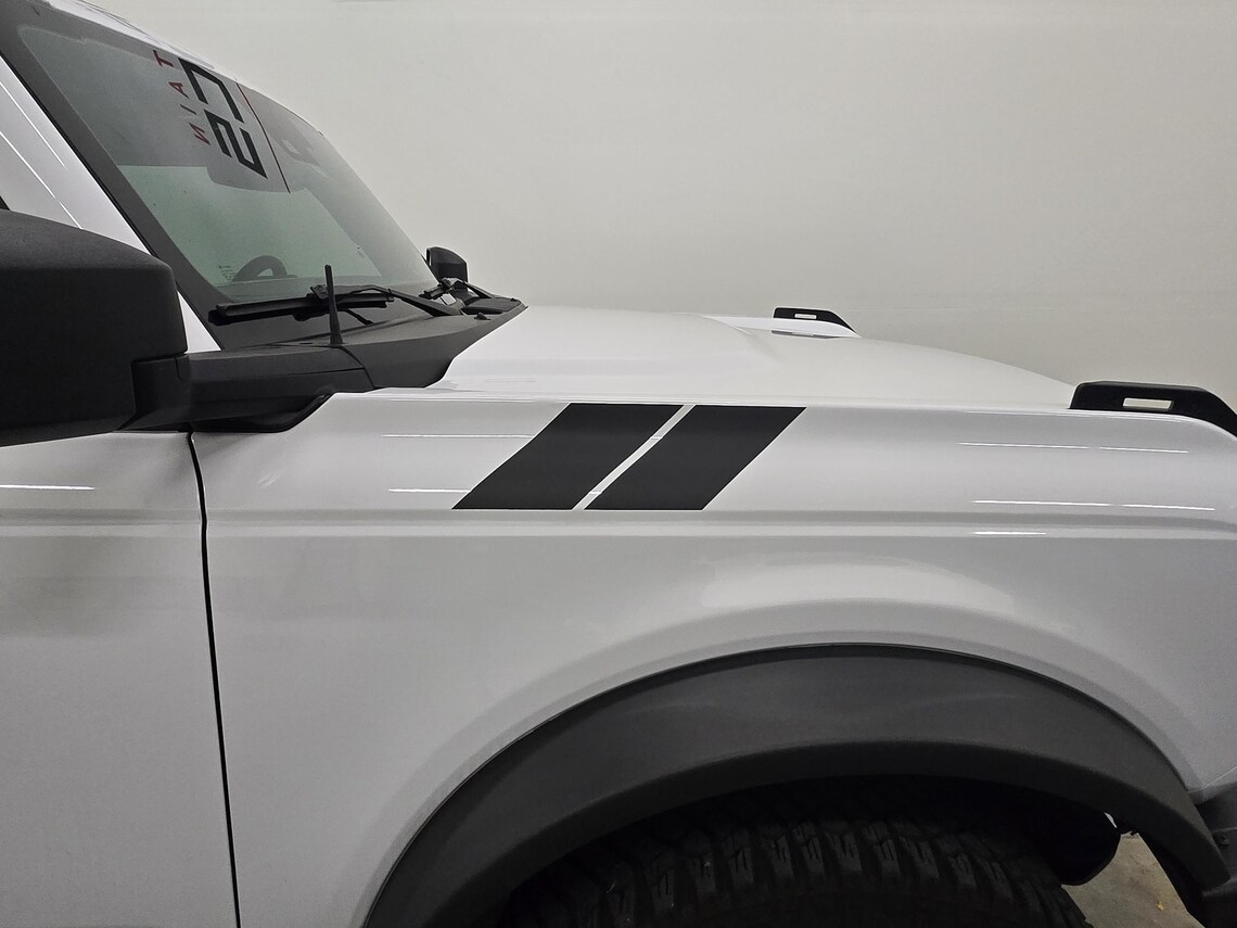 2021-2025 Ford Bronco Hash Stripes - Vinyl Decals Graphics Stickers ...
