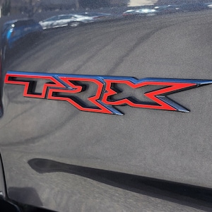 FITS 2021-2024 Ram TRX Tailgate TRX Emblem Overlay Decals Vinyl ...