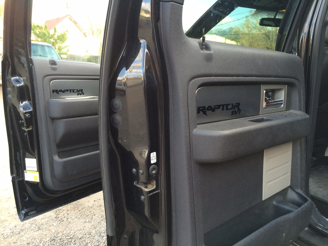 2010-2014 Ford Raptor Interior Door Vinyl Decals Pair - Etsy