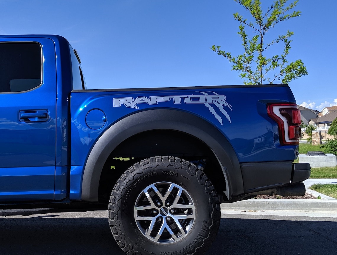 2017-2020 Ford Raptor Bed Graphics W/ Slash - Etsy