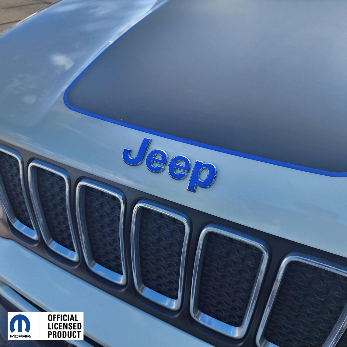 Fits 2015-2023 Jeep Renegade Hood Emblem Jeep Decal Graphics Stickers ...