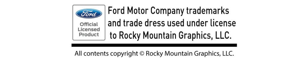 2017-2020 Ford Raptor Rear Emblem Inlay Vinyl Decal - Etsy