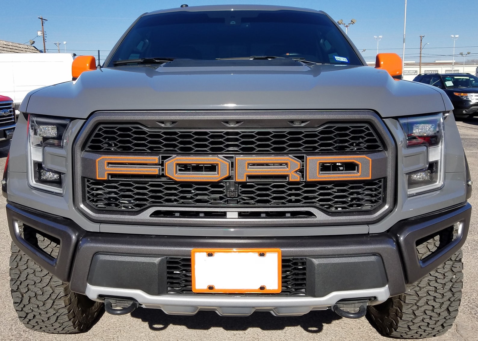 2017-2020 Ford Raptor Grille Letter Outlines - Etsy