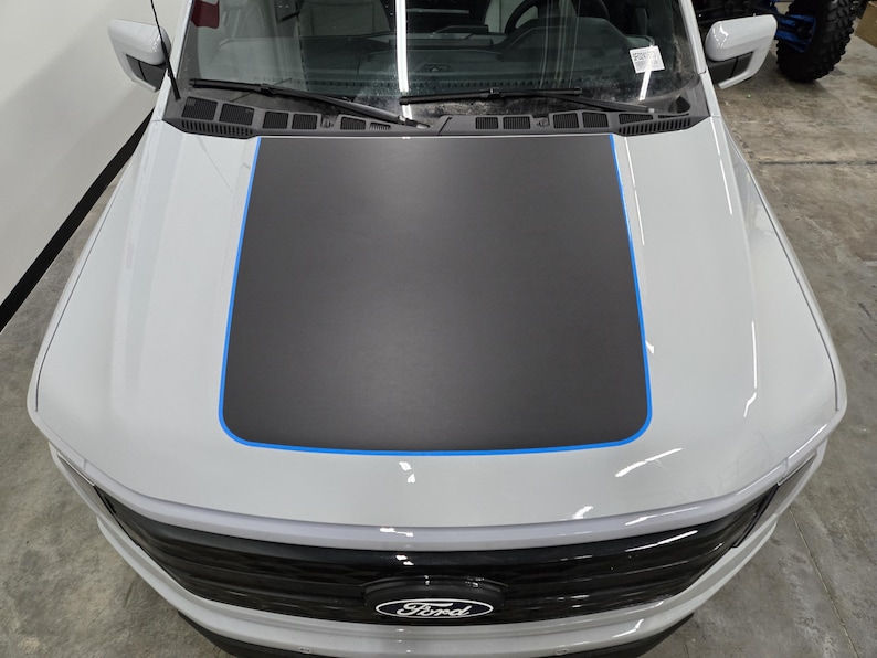 2022-2025 Ford Lightning Hood With Outlines F150 Vinyl Graphics Decals ...