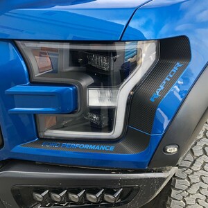 2017-2020 Ford Raptor Headlight Accents W/ FORD PERFORMANCE & RAPTOR - Etsy