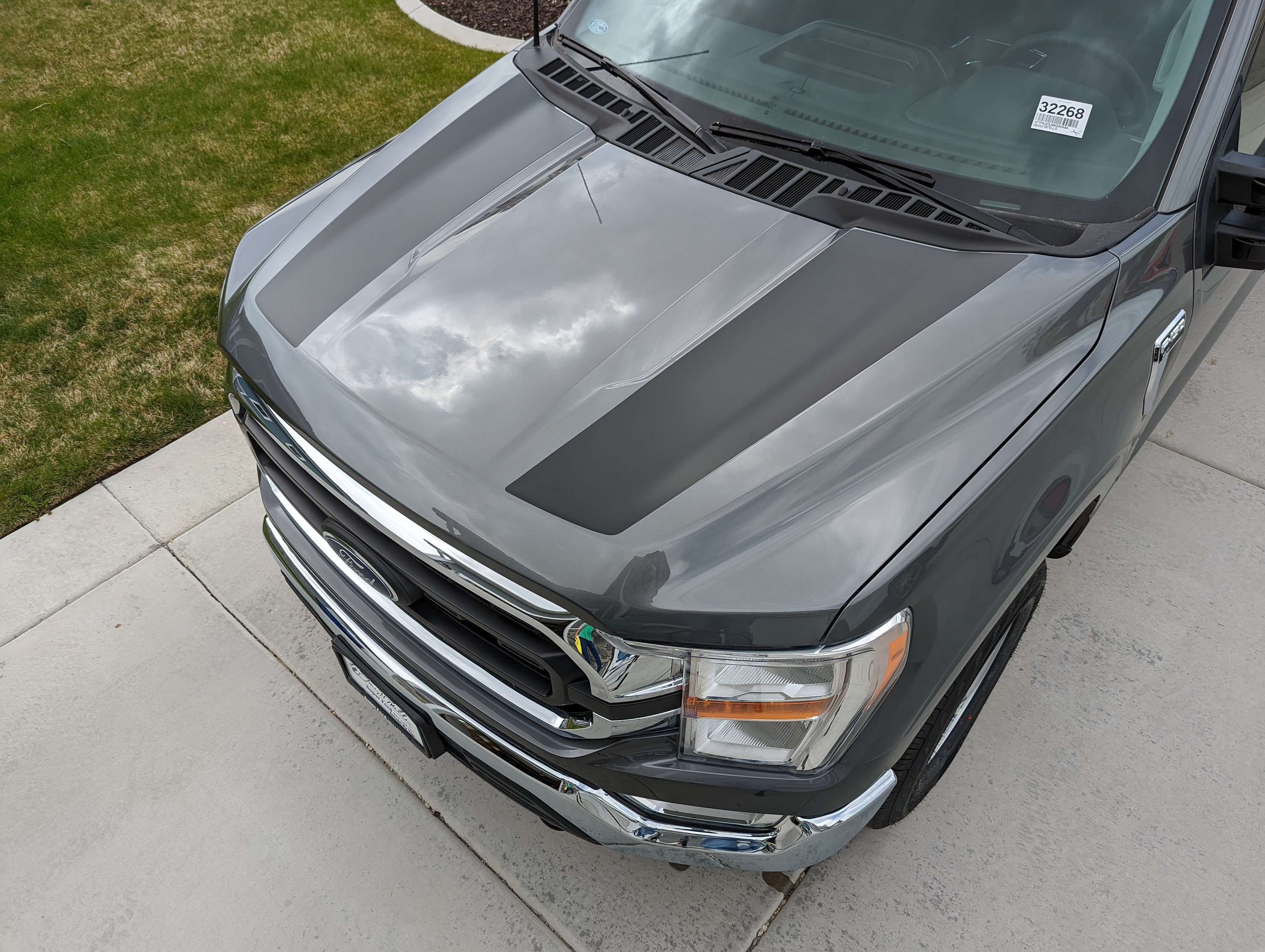 2021-2025 Ford F150 Dual Hood Graphics Vinyl Stripes Decals - Etsy