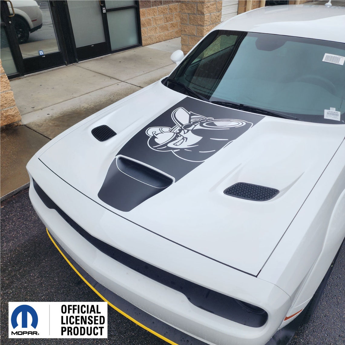 Fits 2019-2024 Dodge Challenger Hood Decal Scat Pack Bee Graphics ...