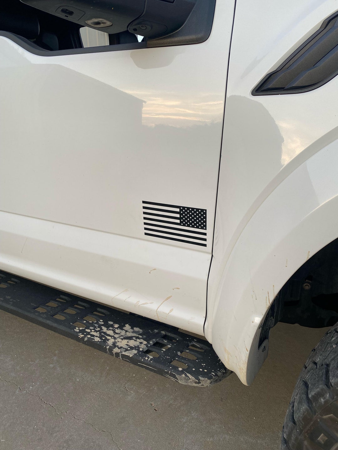 Fits Ford Raptor Door - American US Flag Vinyl Decals - Etsy