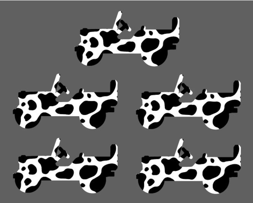 Fits 2018-2024 JEEP Wrangler Rubicon Rim/wheel Stickers (set of 5) COW ...