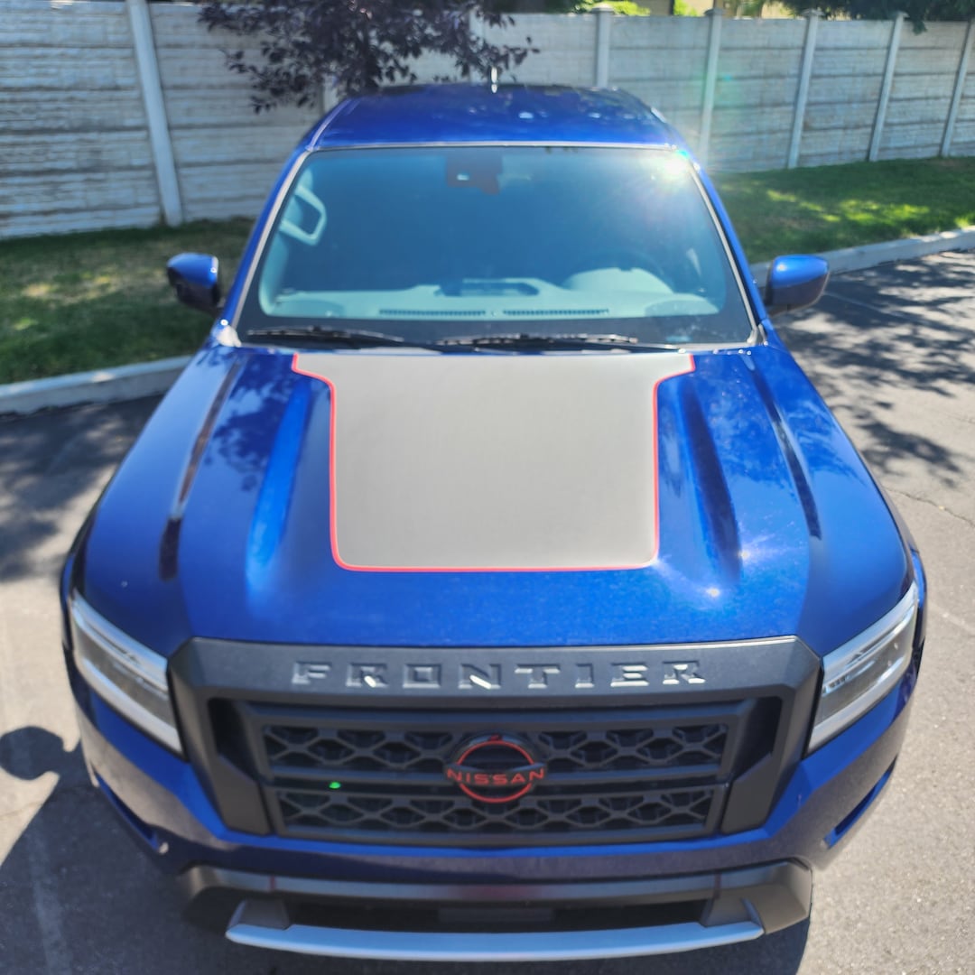 2022-2024 Nissan Frontier Vinyl Hood Graphics With Outlines - Etsy