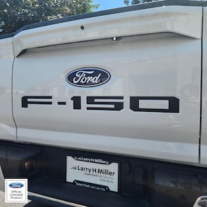 2024-2025 Ford F-150 Pro Access Tailgate Letter F150 Vinyl Inserts ...