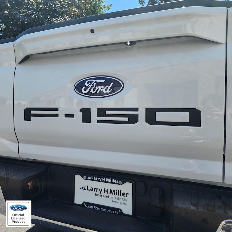 2024-2026 Ford F-150 Pro Access Tailgate Letter F150 Vinyl Inserts ...