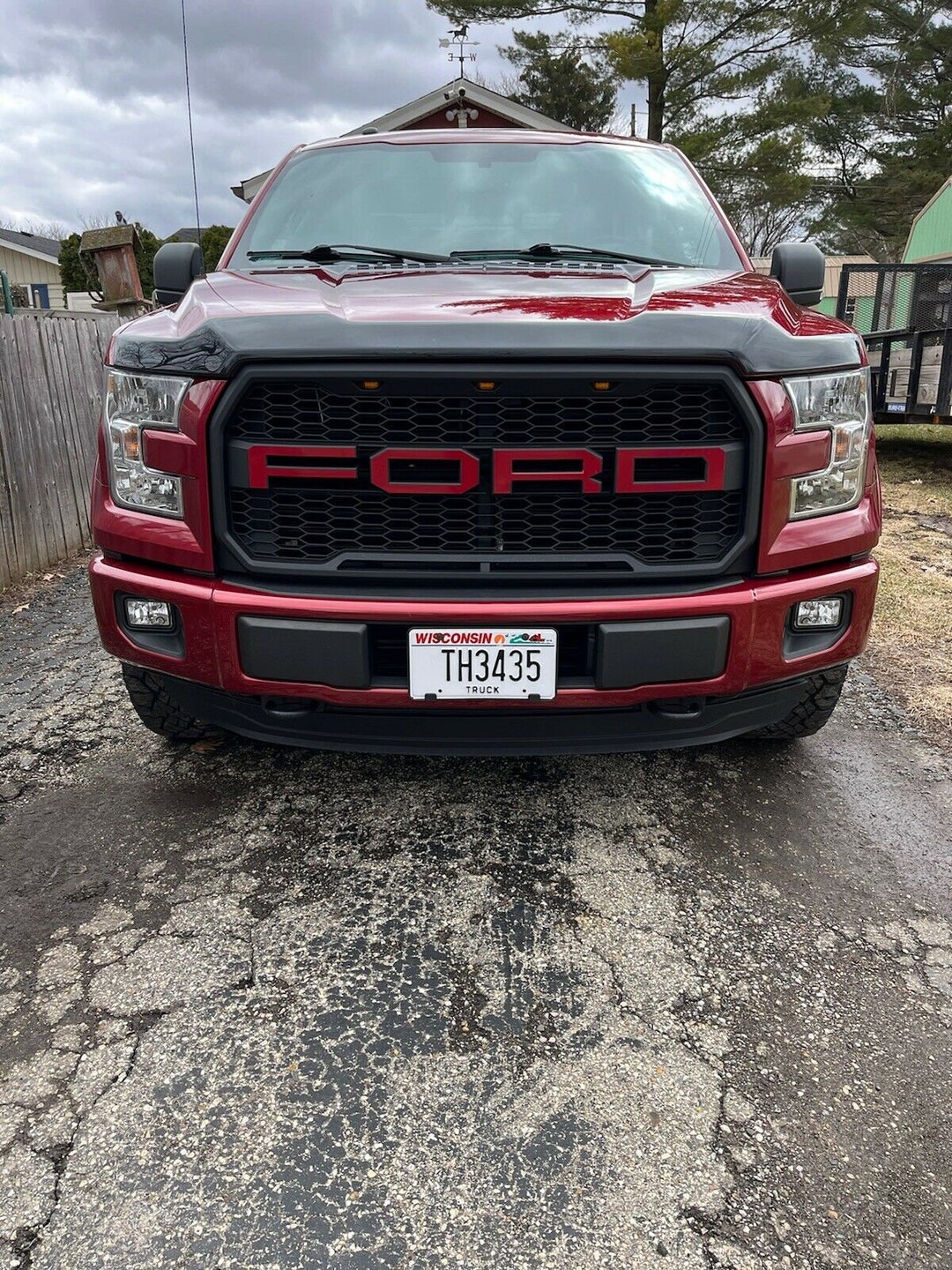 2015-2020 Ford F-150 Paramount Raptor Style Aftermarket Grille Letters ...