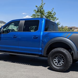 2017-2020 Ford Raptor Bed Graphics Vinyl Side Decal Stickers Gen 1 ...