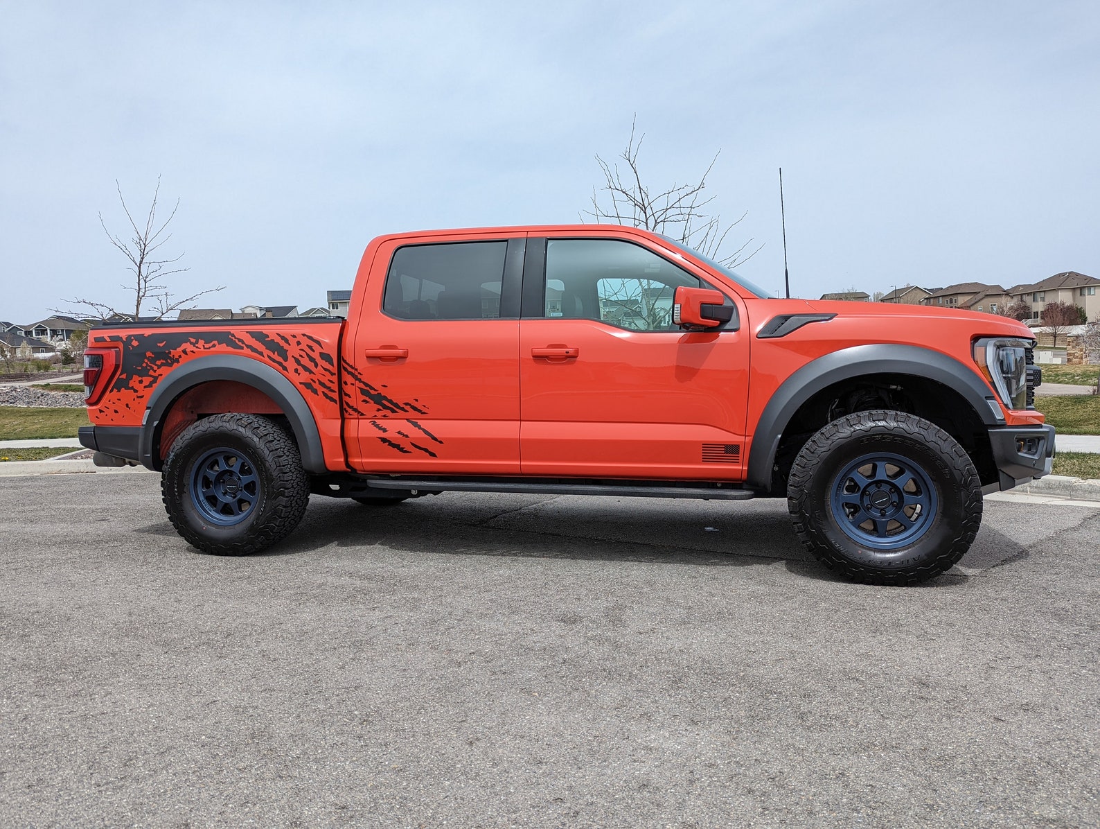 2021-2026 Ford Raptor Digital Splash Mud Vinyl Bed Graphics Decal ...