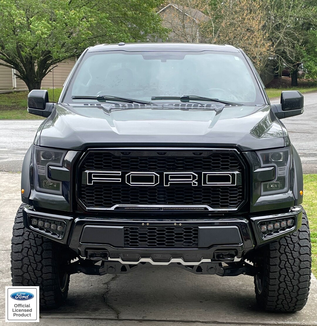 2015-2020 Ford F-150 Paramount Raptor Style Aftermarket Grille Letter ...