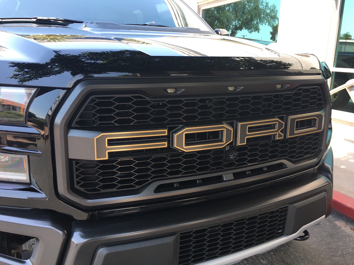 2017-2020 Ford Raptor Grille Letter Outlines - Etsy
