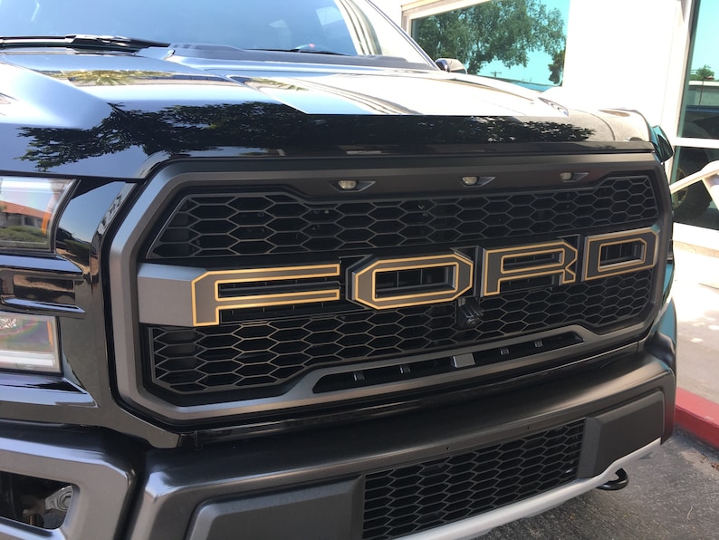 2017-2020 Ford Raptor Grille Letter Outlines - Etsy