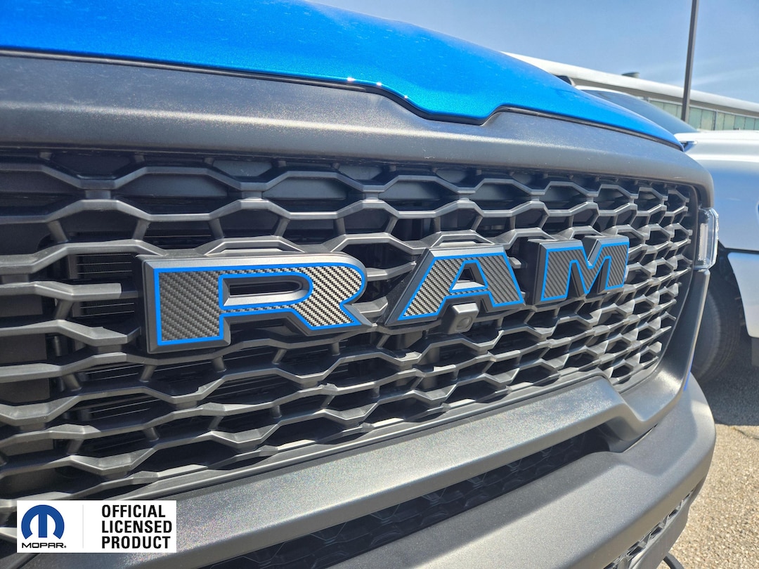 Fits 2025-2026 Ram 1500/2500/3500 Truck Grille W Outlines Ram Overlay ...