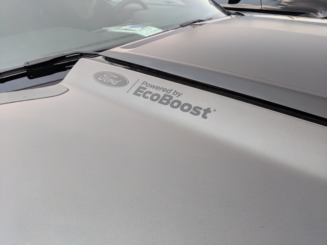 Ford Mustang Powered by Ecoboost Hood Decals Vinyl Sticker - Etsy