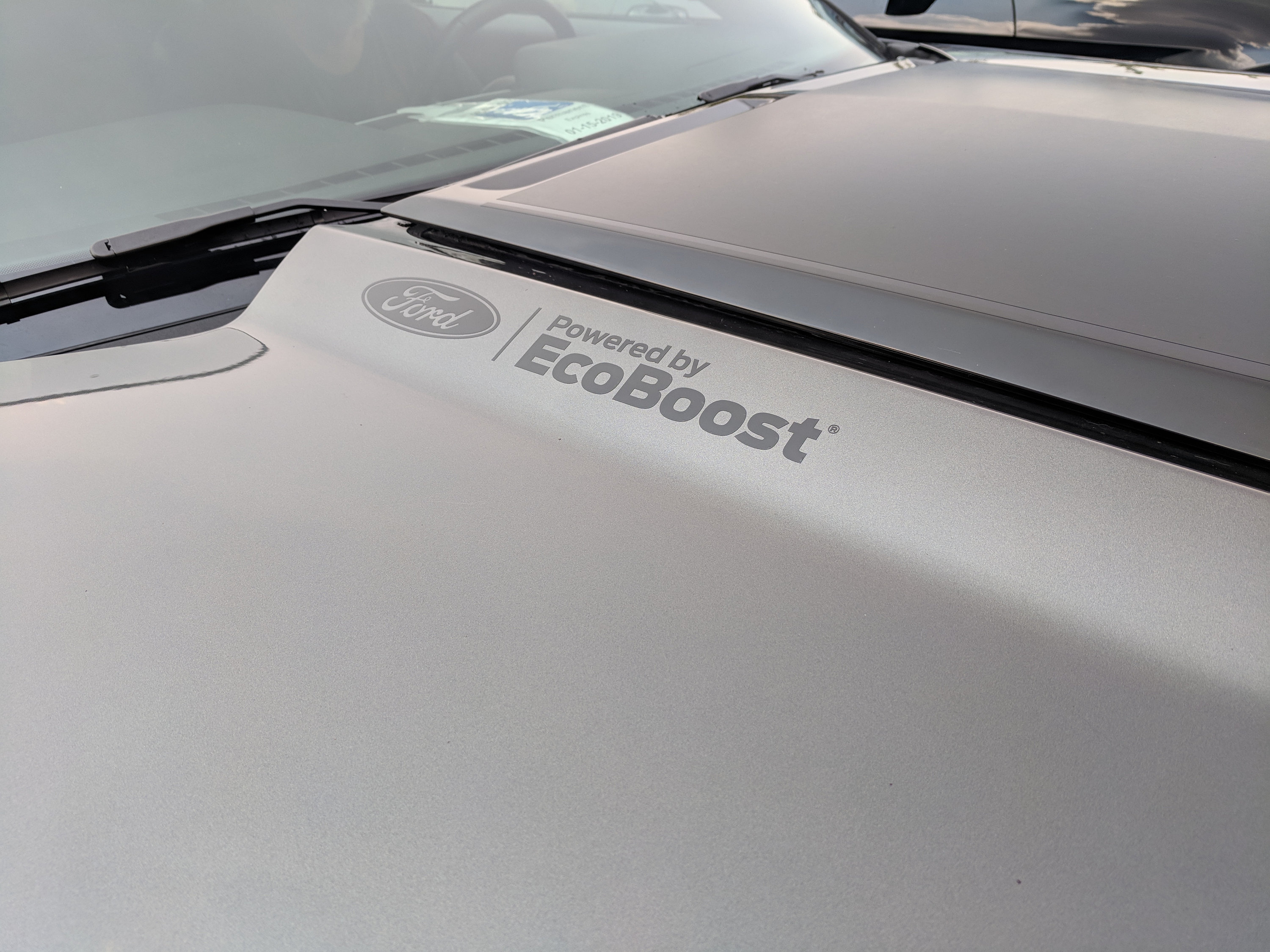 Ford Mustang Powered by Ecoboost Hood Decals Vinyl Sticker - Etsy