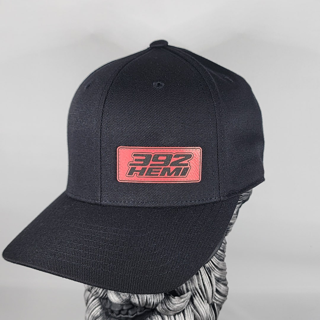 New Side 392 Hemi Hat V1 Flexfit 110 Pro Performance Cap Leatherette ...