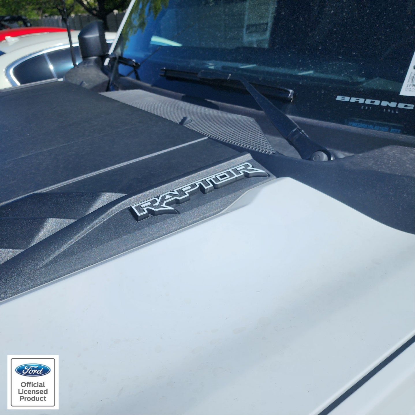 2022-2024 Ford Bronco Raptor Hood Cowl Overlay Comes in Pair Vinyl ...