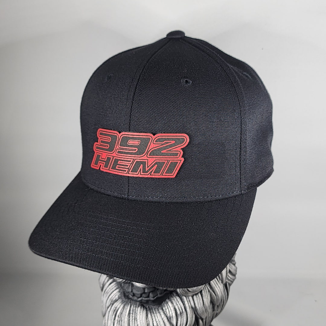 New 392 Hemi Hat V3 Flexfit 110 Pro Performance Cap Leatherette Hat ...