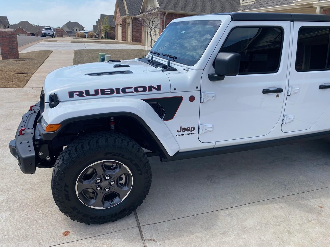 Fits 2019-2025 Jeep Rubicon JL/JT/JK Hood Letters Vinyl Graphics - Etsy