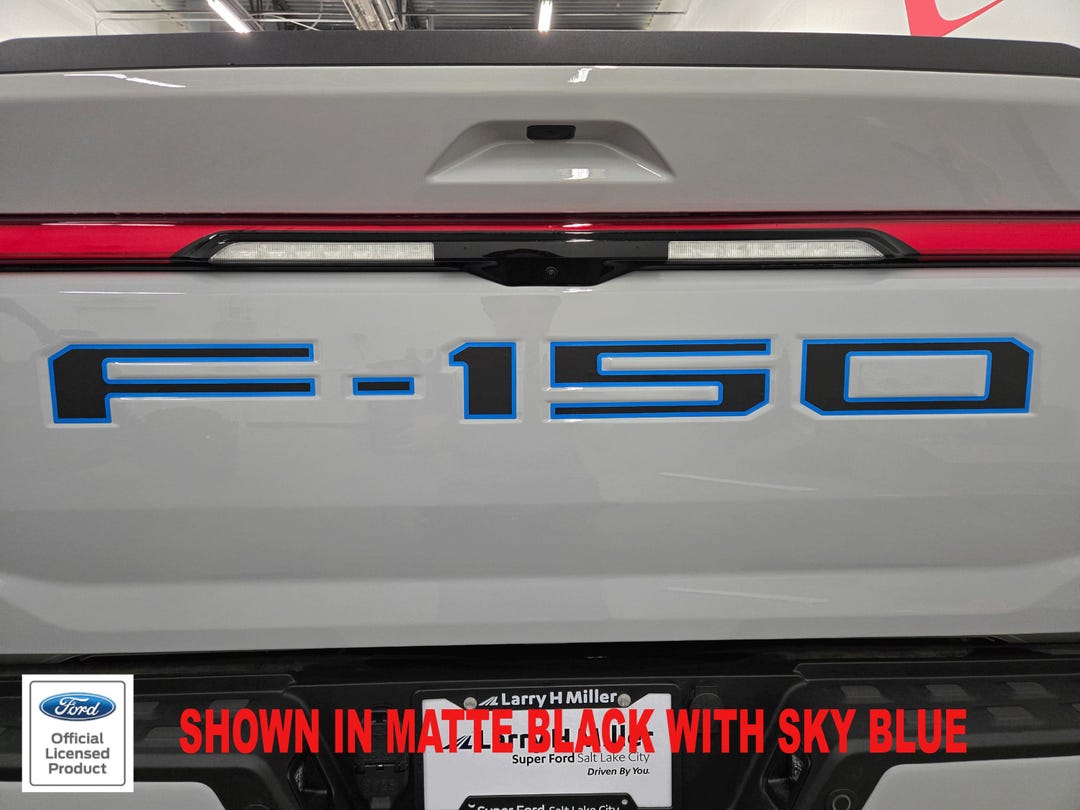 2022-2026 Ford Lightning Tailgate Letter With Outline F150 Vinyl Decals ...