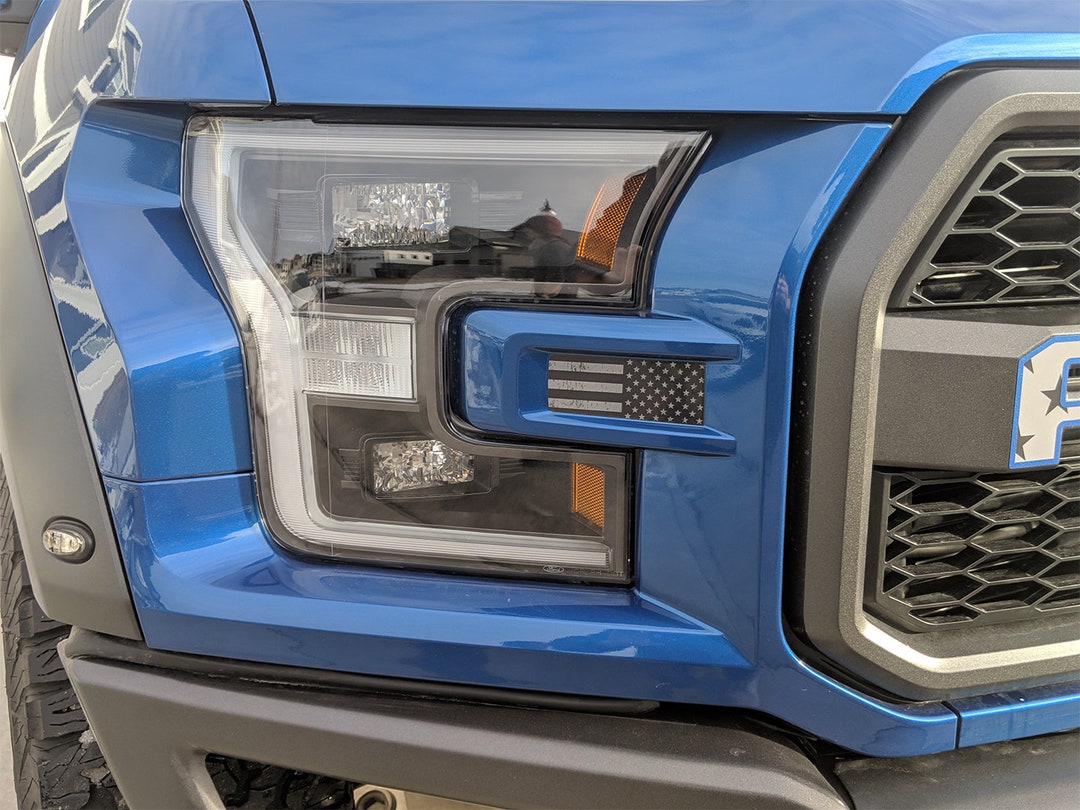 2017-2020 Ford Raptor Subdued Flag Grille/headlight Insert - Etsy