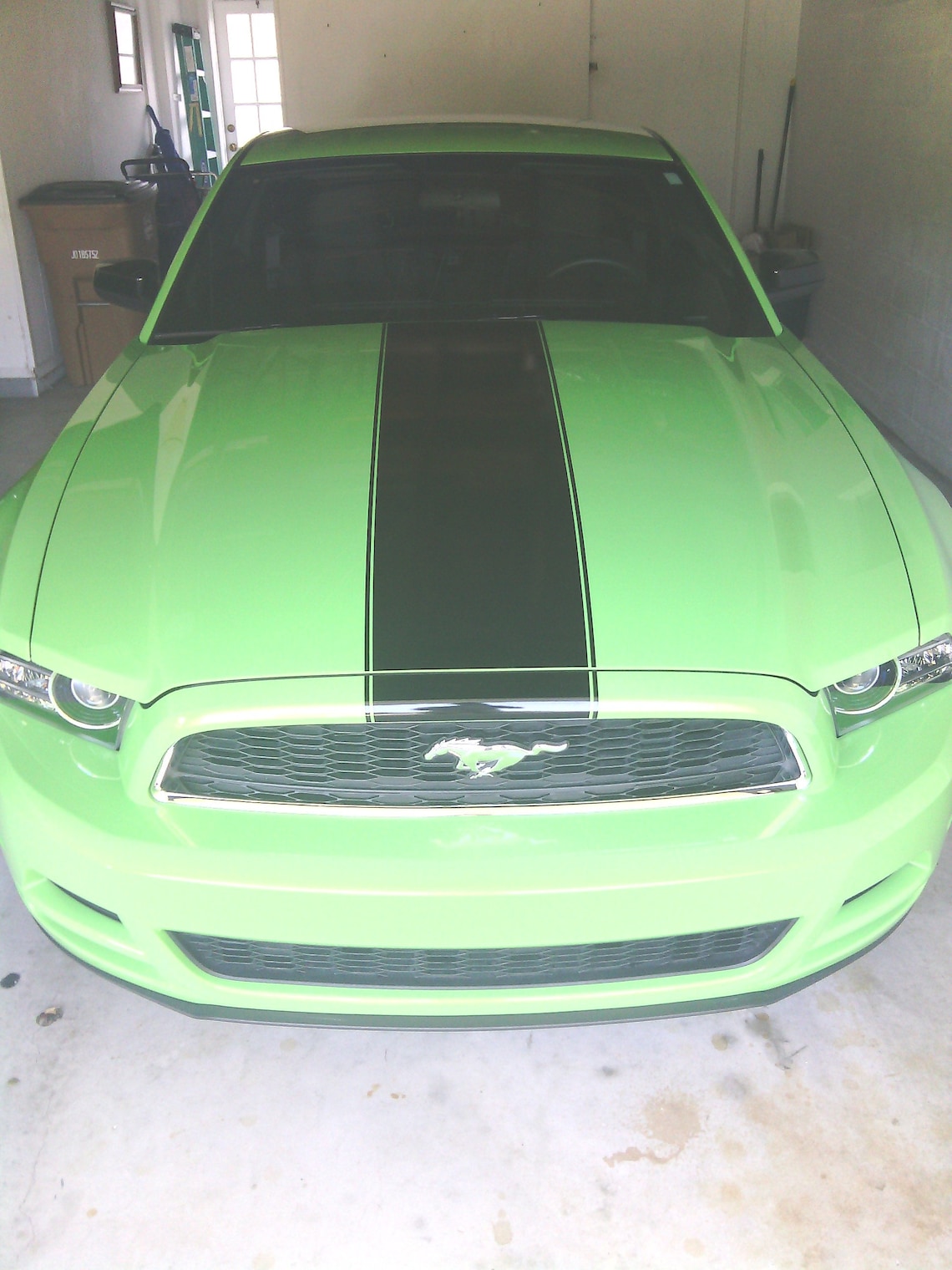 2013-2014 Mustang Boss Style Center Hood Stripe - Etsy