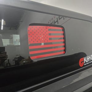 Fits 2020-2025 Jeep Gladiator Rear Window American Flag Decal - Etsy