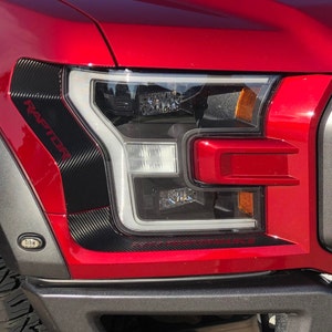 2017-2020 Ford Raptor Headlight Accents W/ FORD PERFORMANCE & RAPTOR - Etsy