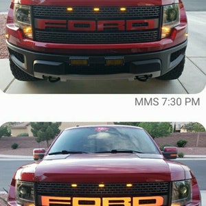 2010-2014 Reflective Ford Raptor Grille Letters - Etsy