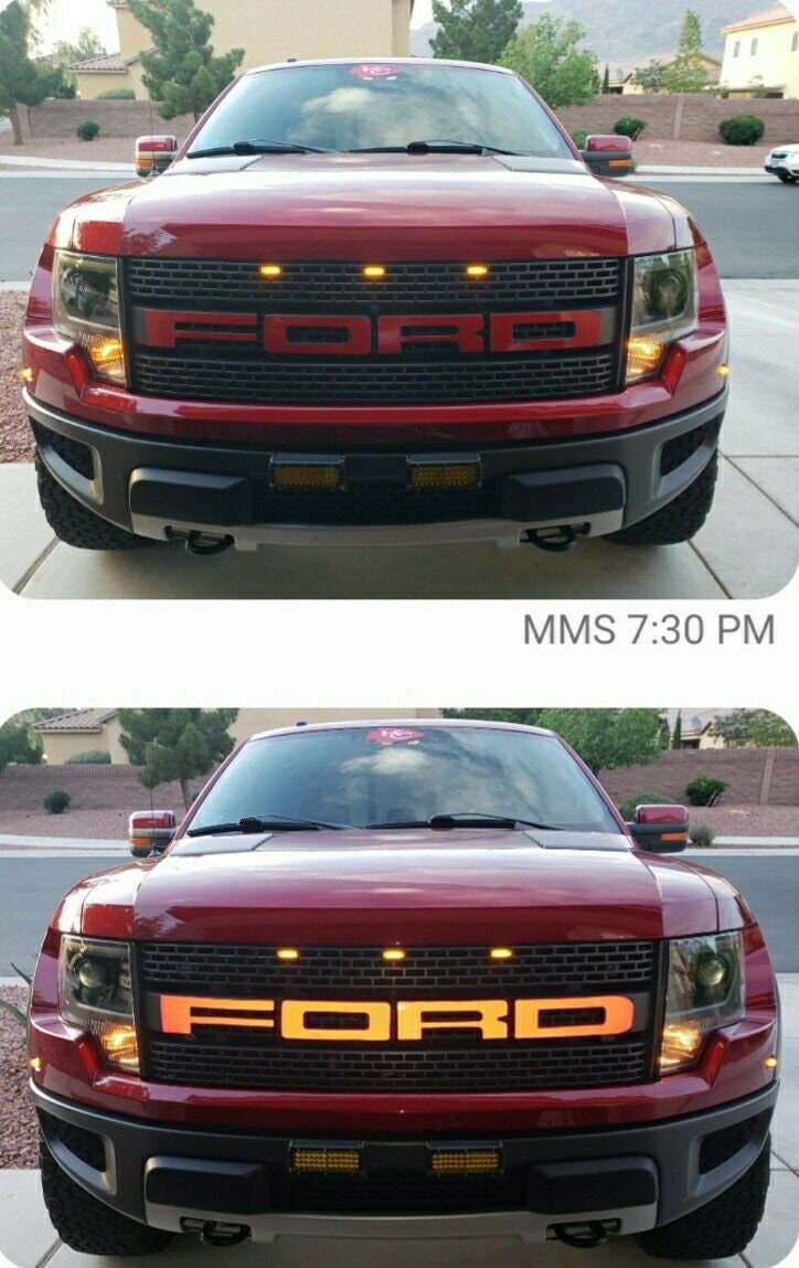 2010-2014 Reflective Ford Raptor Grille Letters - Etsy