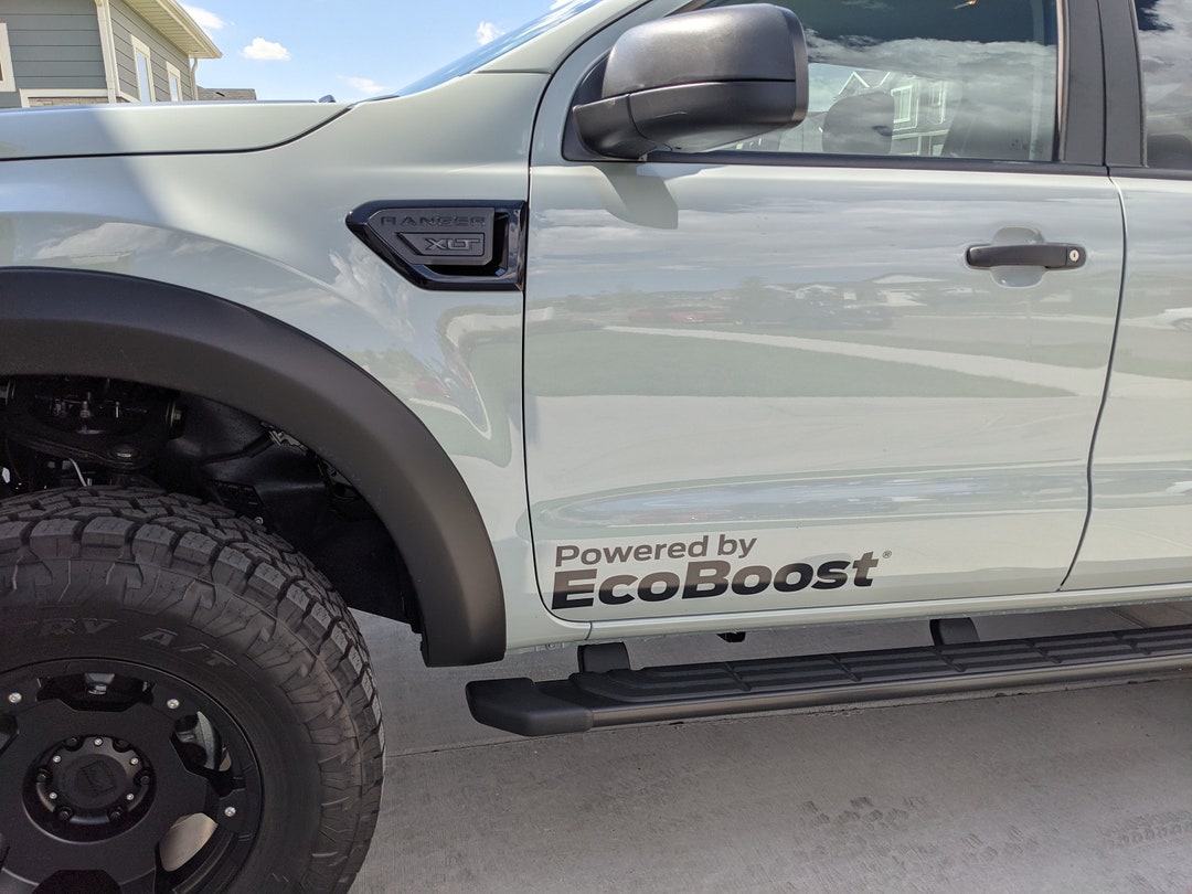 Ford "powered by Ecoboost" Side Decals Pair 24" - Etsy