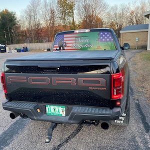 2017-2020 Ford Raptor Tailgate Letter OUTLINES ONLY Vinyl Decals - Etsy