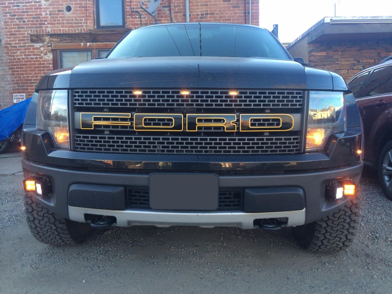 2010-2014 Ford Raptor Grille Vinyl Letters With Outlines - Etsy