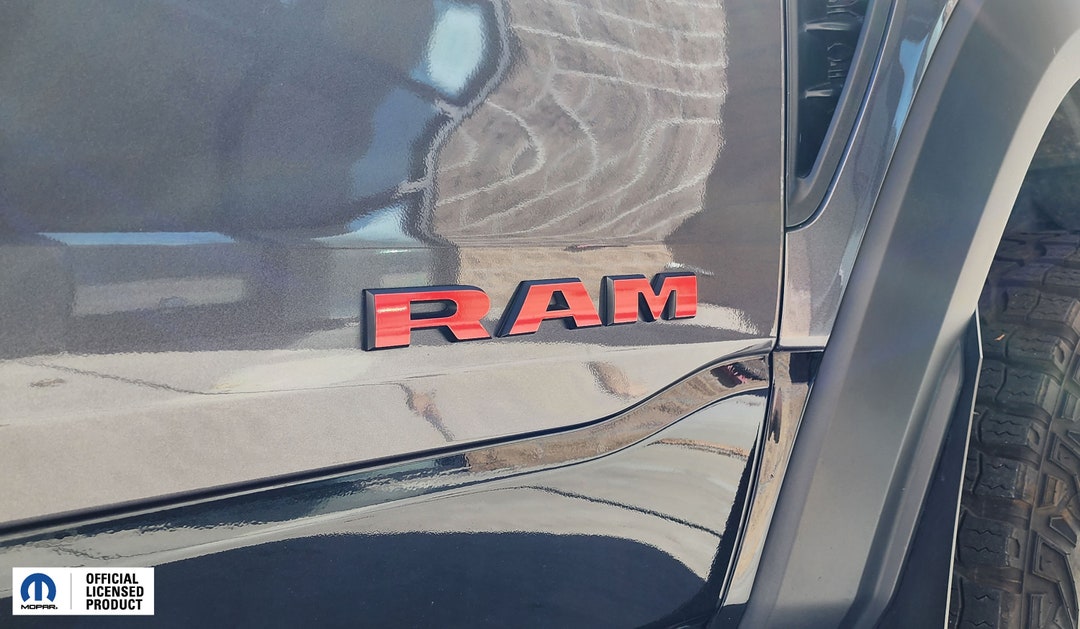 Fits 2020-2025 Ram TRX RAM Door Emblem Overlays Vinyl Sticker-pair - Etsy