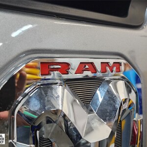 Fits 2019-2022 Dodge Ram Bighorn Tailgate Ram Inlay Emblem Vinyl Decal ...