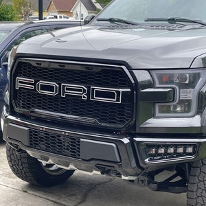 2015-2020 Ford F-150 Paramount Raptor Style Aftermarket Grille Letter ...