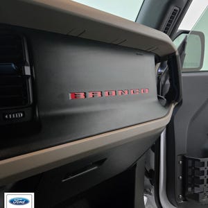 2021-2026 Ford Bronco Dash Letters - Vinyl Decals Graphics Stickers - Etsy