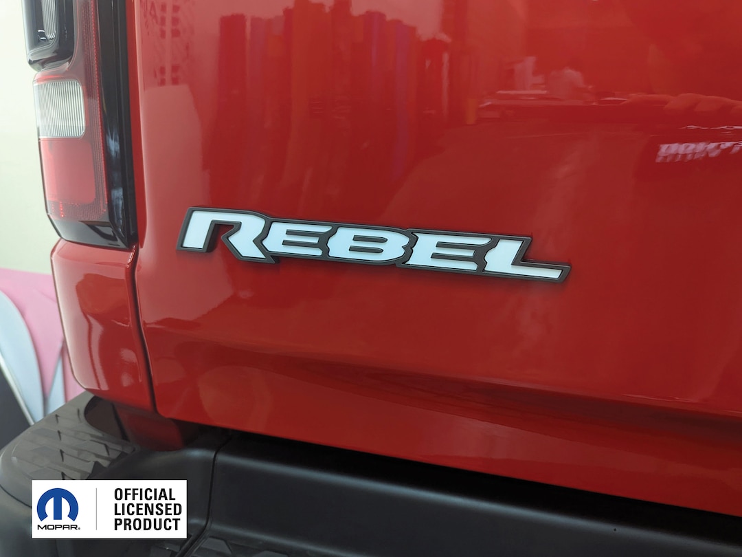 Fits 2019-2025 Ram Rebel Tailgate Rebel Emblem Inlay Vinyl Sticker - Etsy