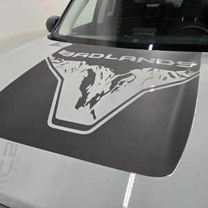 2021-2025 Ford Bronco Sport Hood Stripe Badlands V2 Vinyl Stickers ...