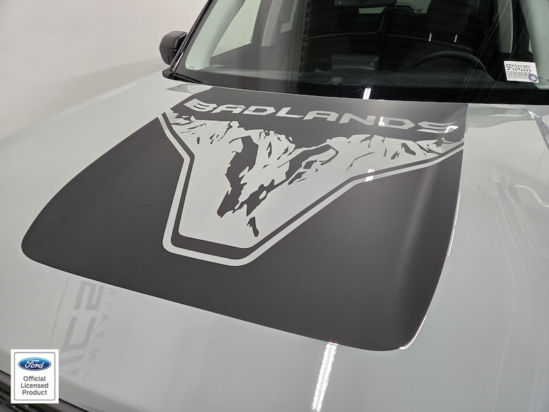 2021-2025 Ford Bronco Sport Hood Stripe Badlands V2 Vinyl Stickers ...
