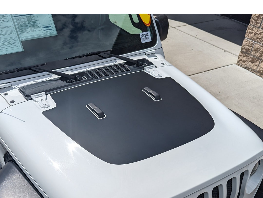 Fits 2024 Jeep Wrangler Sahara Hood Stripe Graphic Vinyl Sticker Decal ...